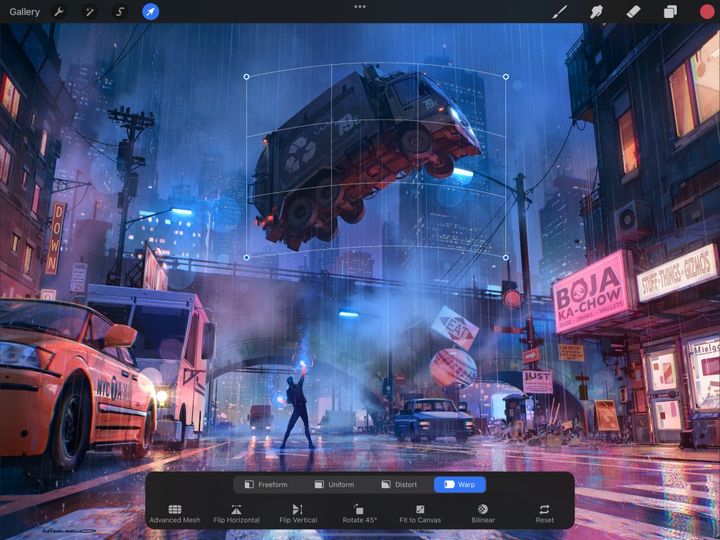 Warp — Procreate Handbook