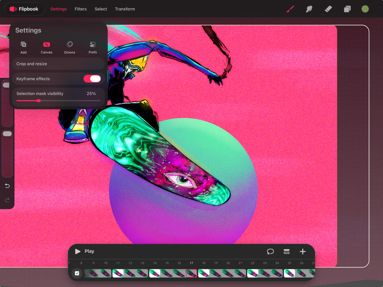 Settings — Procreate Dreams Handbook