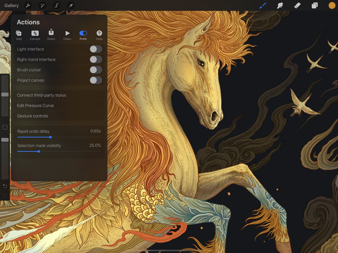 Preferences — Procreate Handbook