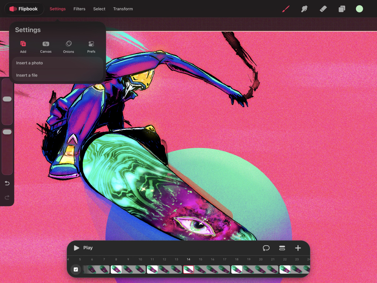 Settings — Procreate Dreams Handbook
