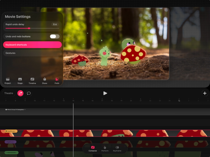 Keyboard shortcuts — Procreate Dreams Handbook