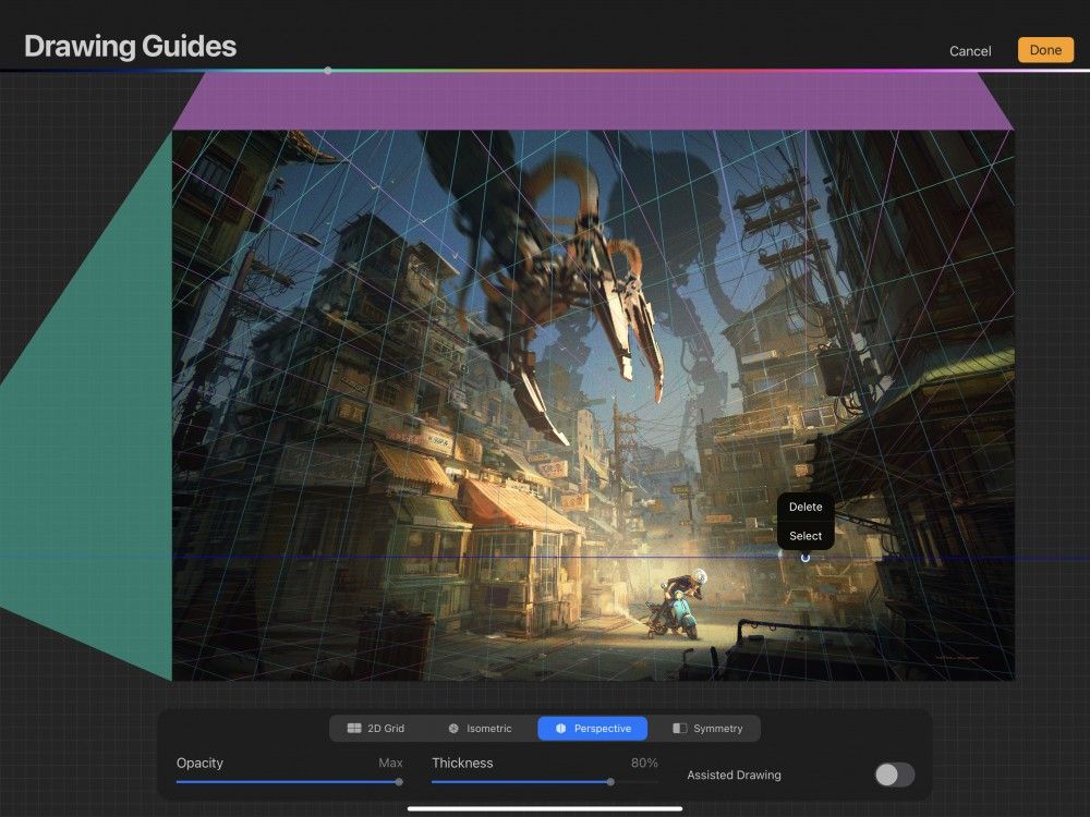 Perspective Guide — Procreate Handbook