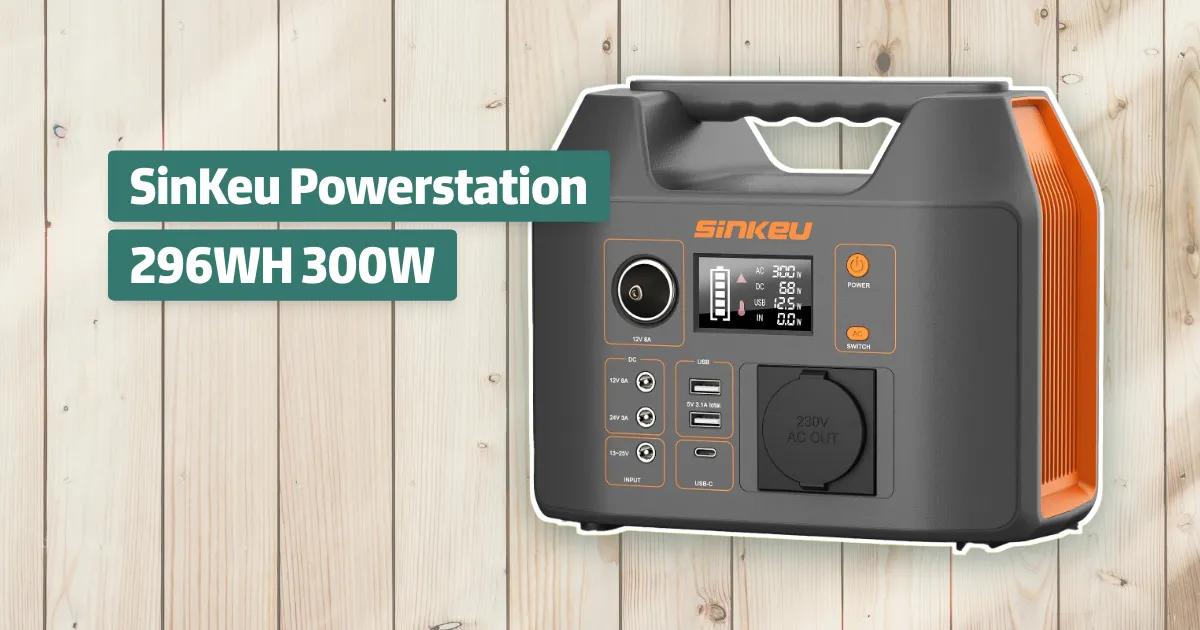 SinKeu 296Wh/300W Test: Kompakt, reine Sinusleistung
