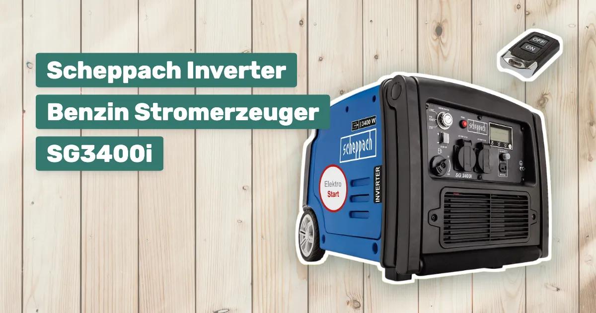 Scheppach SG3400i Test: 3 kW Inverter-Generator