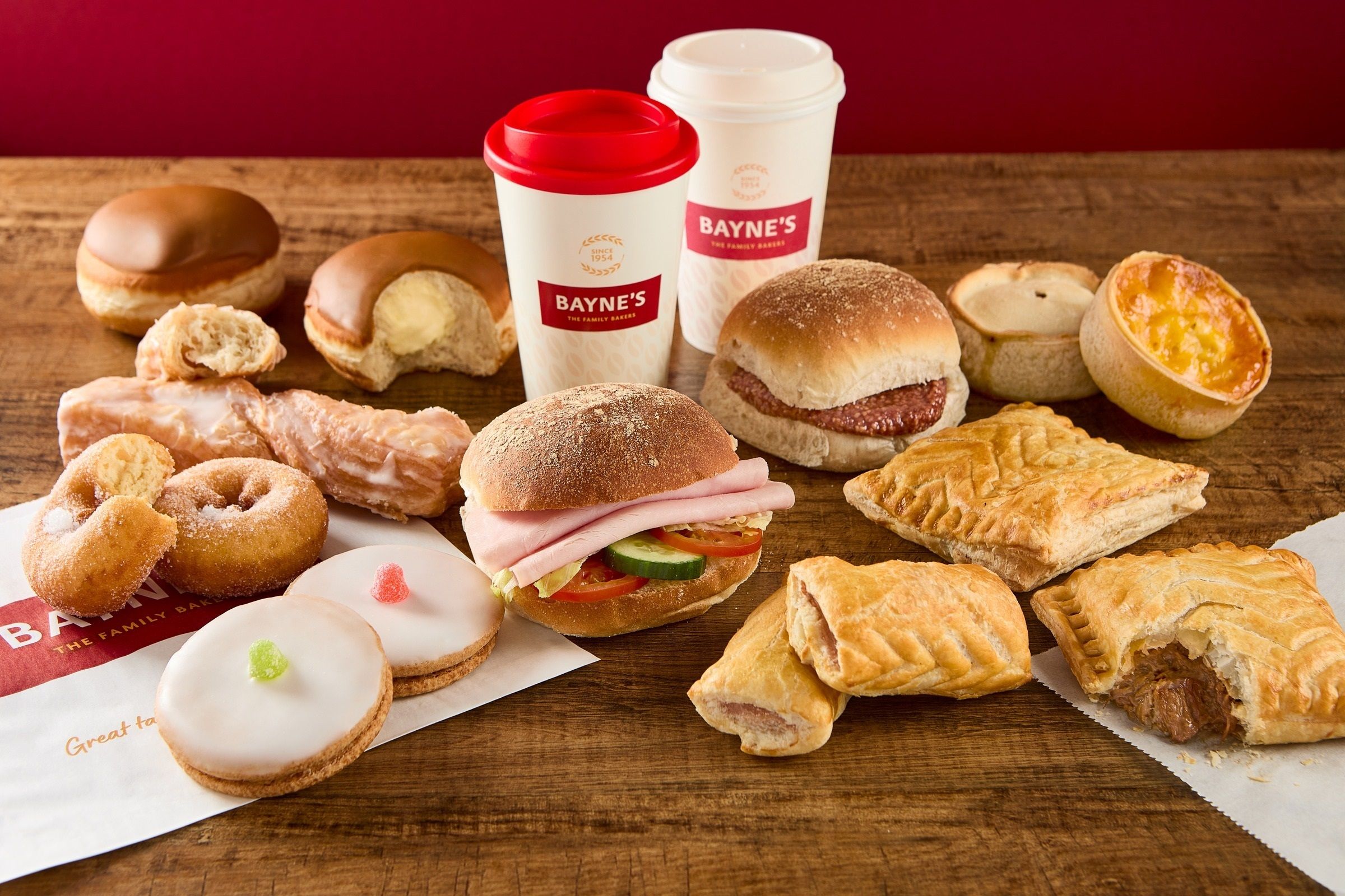 Bayne's the Family Bakers in {location} - delivery and takeaway | Just Eat