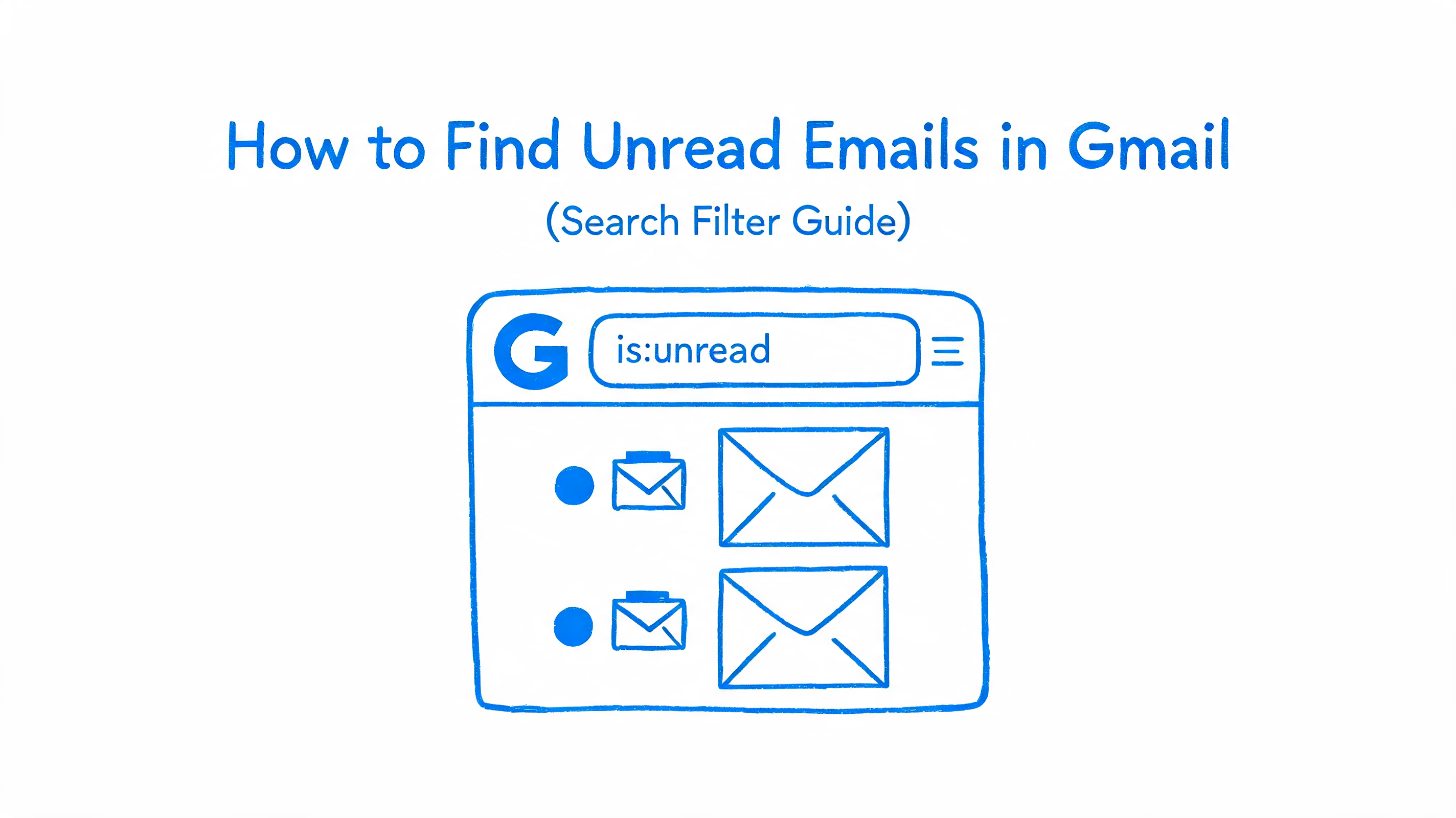 How to Find Unread Emails in Gmail (Search Filter Guide)