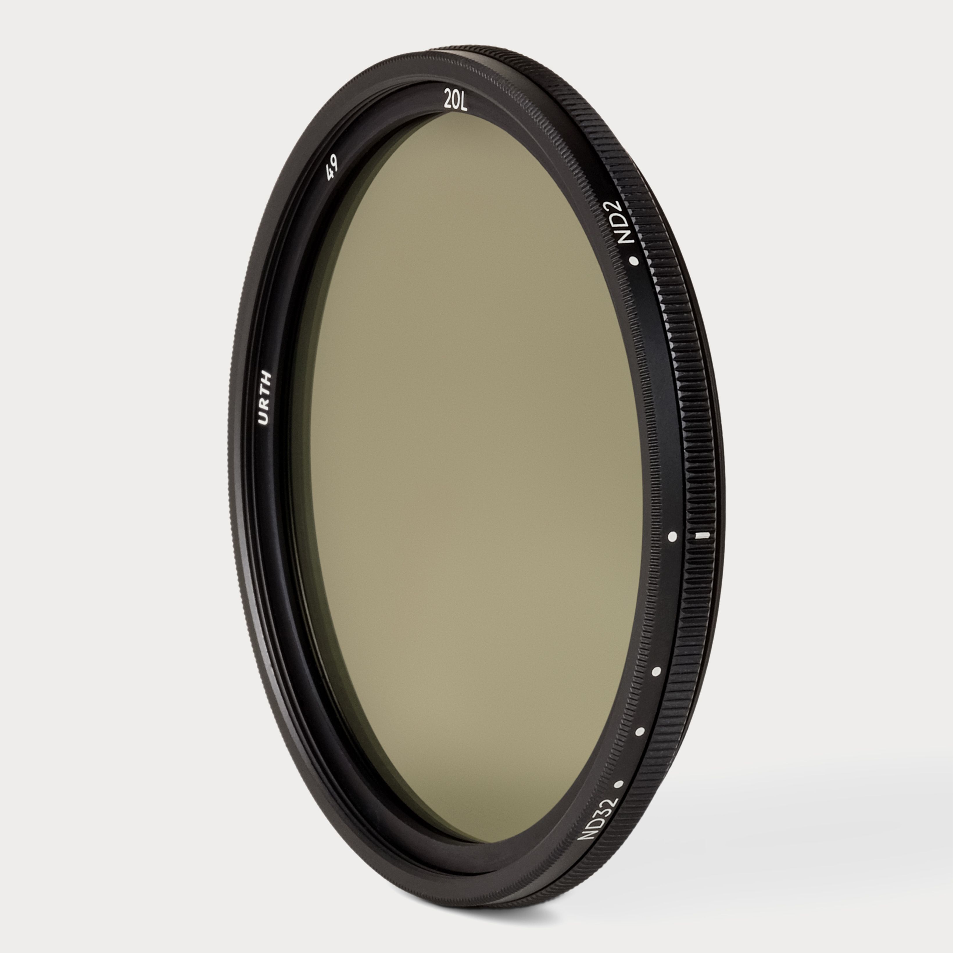 Urth Variable ND Filters Plus+ - 49mm / ND2-32 (1-5 Stop) | Moment