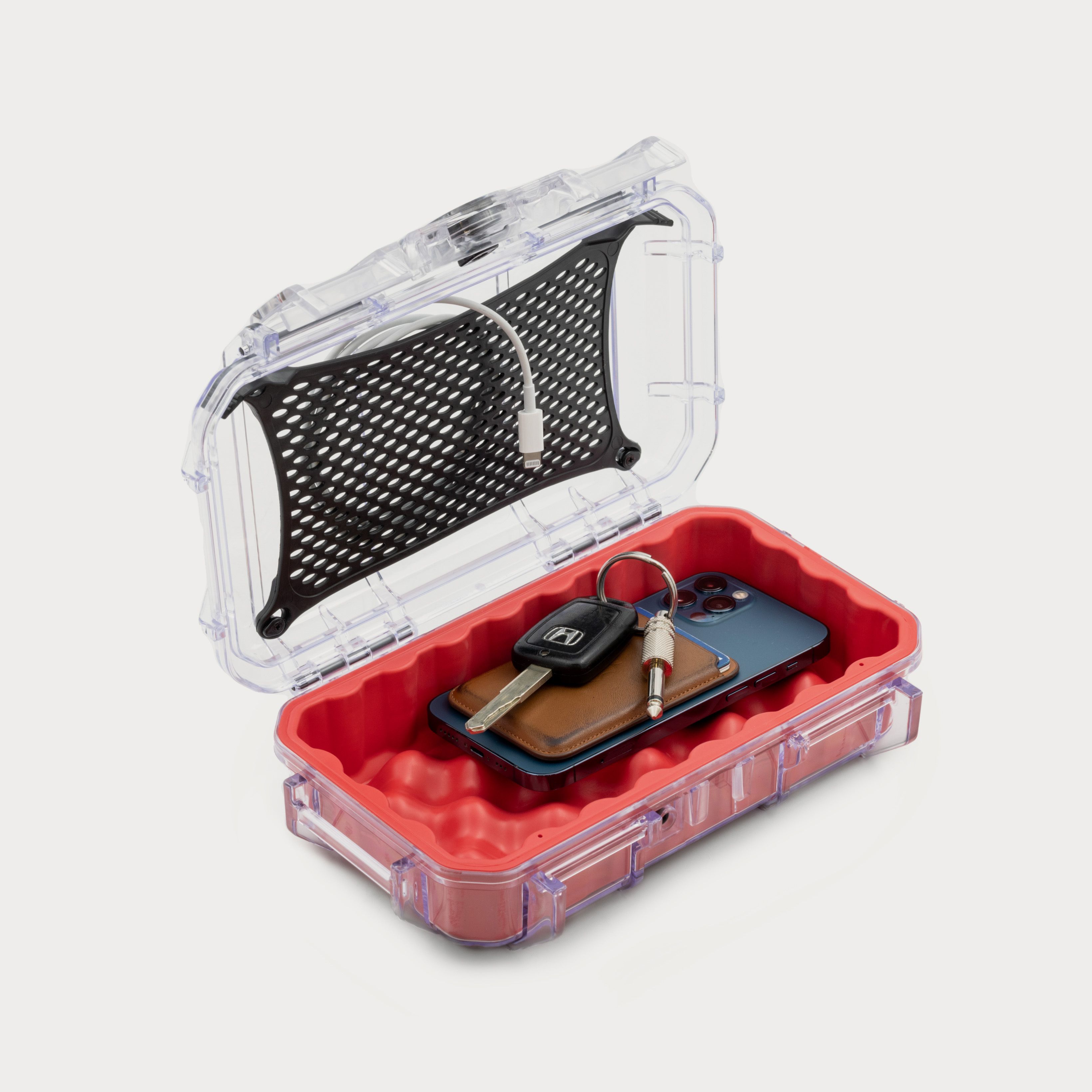 Evergreen 56 Micro Waterproof Camera Case - Clear w/ Color Rubber ...