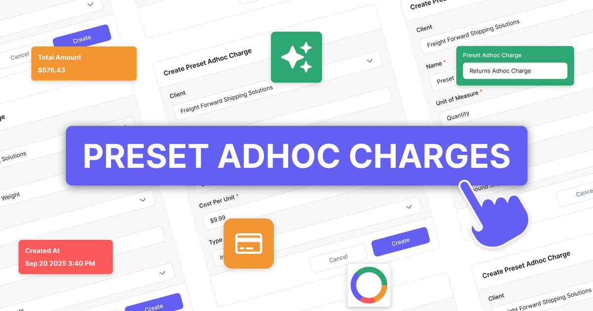 Simplify Billing with Preset Ad Hoc Charges
