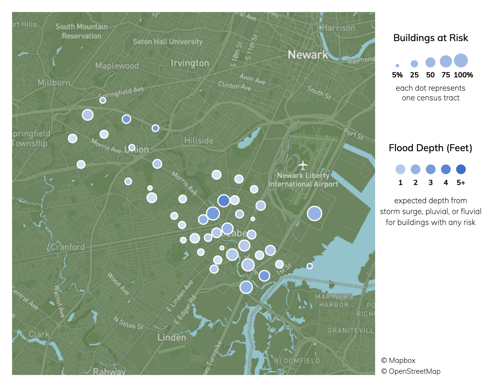 Elizabeth, New Jersey Climate Change Risks and Hazards: Precipitation ...