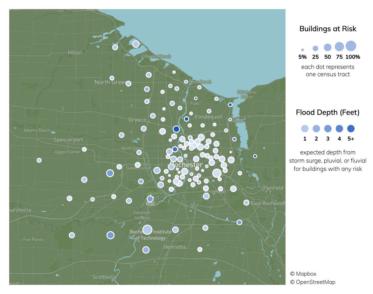 Rochester, New York Climate Change Risks and Hazards: Precipitation ...