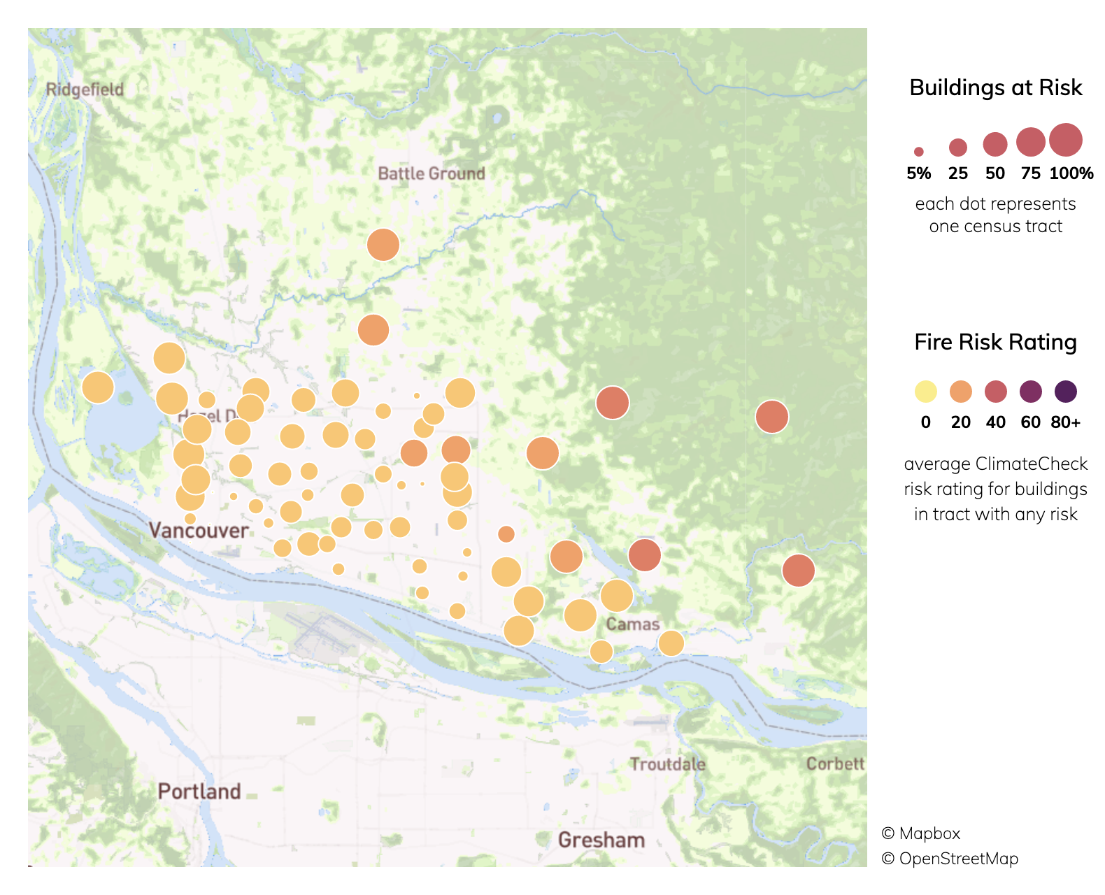 Vancouver, Washington Climate Change Risks and Hazards: Precipitation ...