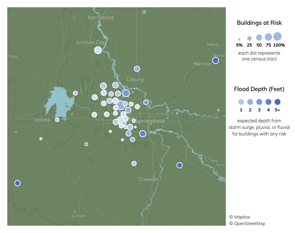 Eugene, Oregon Climate Change Risks and Hazards: Precipitation, Heat ...