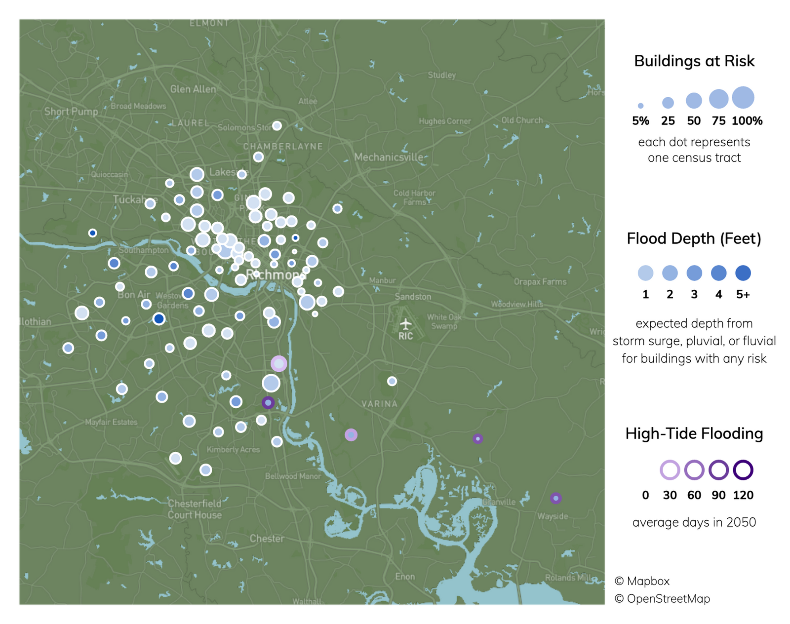 Richmond, Virginia Climate Change Risks and Hazards: Heat ...