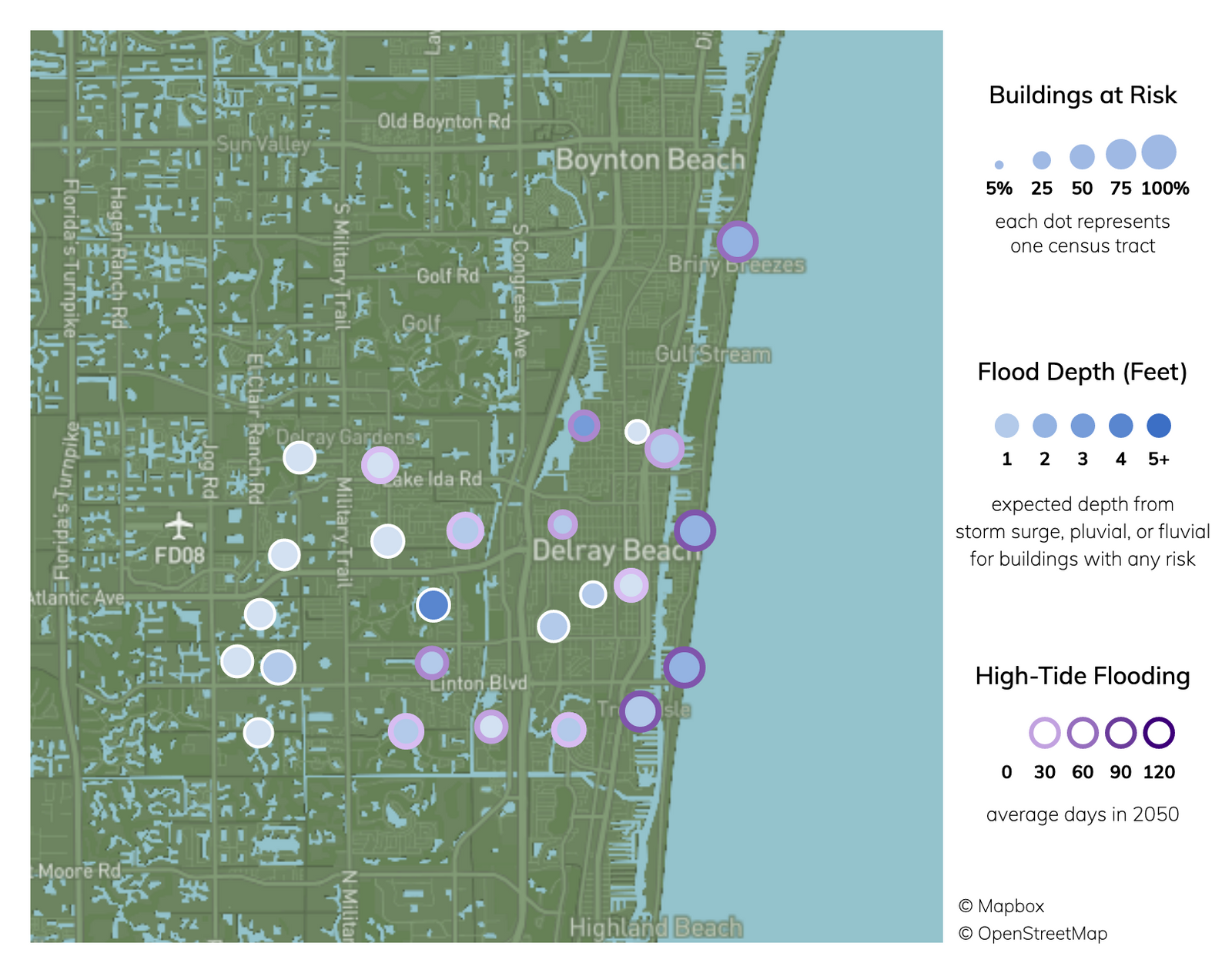 Delray Beach, Florida Climate Change Risks and Hazards: Heat, Flood ...