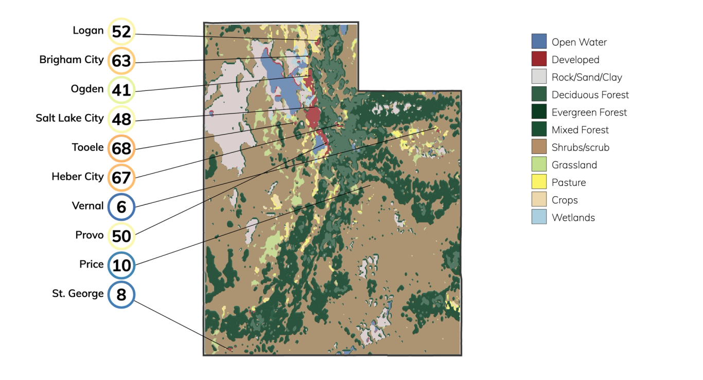 Top Utah Climate Change Risks: Heat, Drought, Fire / ClimateCheck