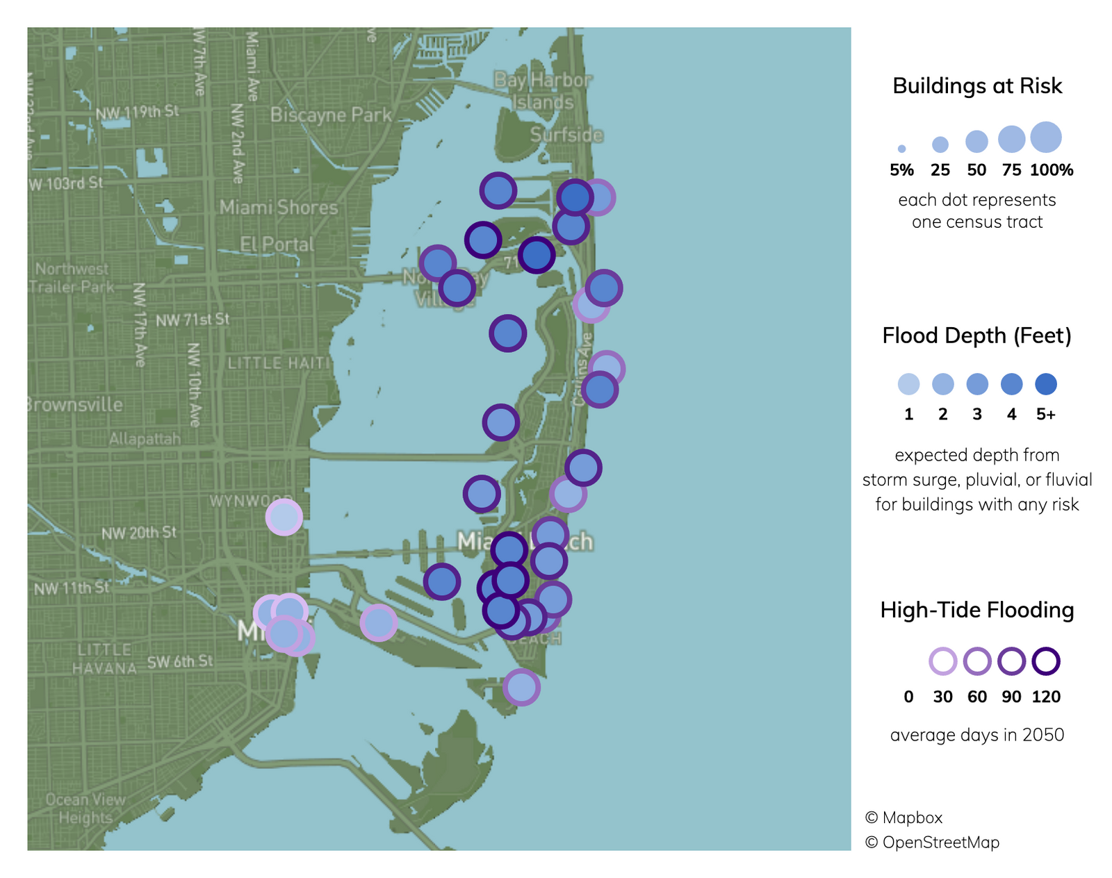 Miami Beach, Florida Climate Change Risks and Hazards: Heat, Flood ...