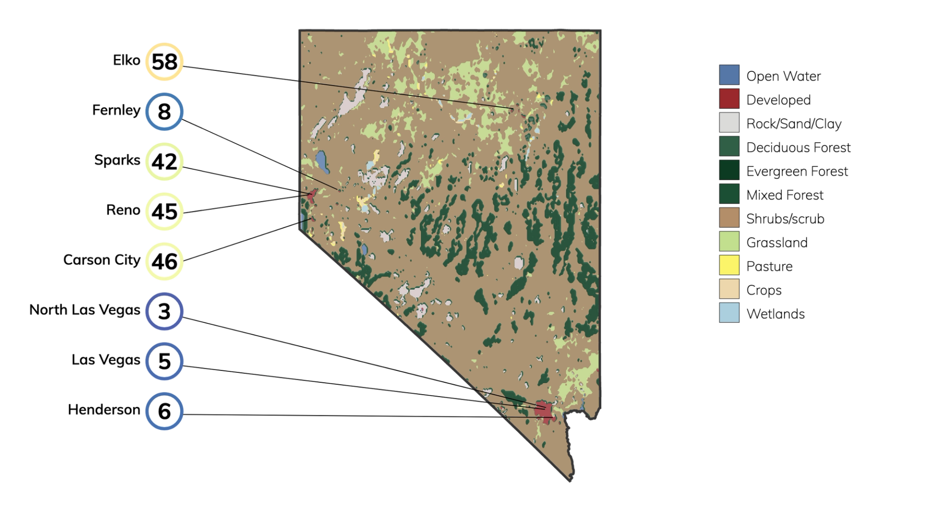 Top Nevada Climate Change Risks: Drought, Heat, Fire / ClimateCheck