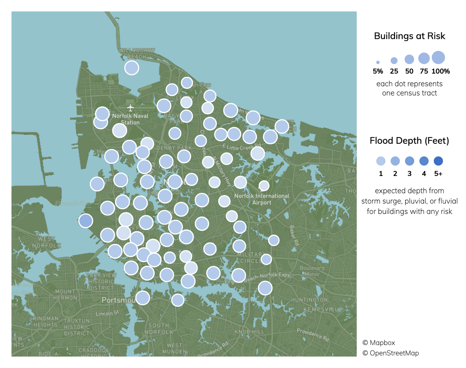 Norfolk, Virginia Climate Change Risks and Hazards: Heat, Precipitation ...