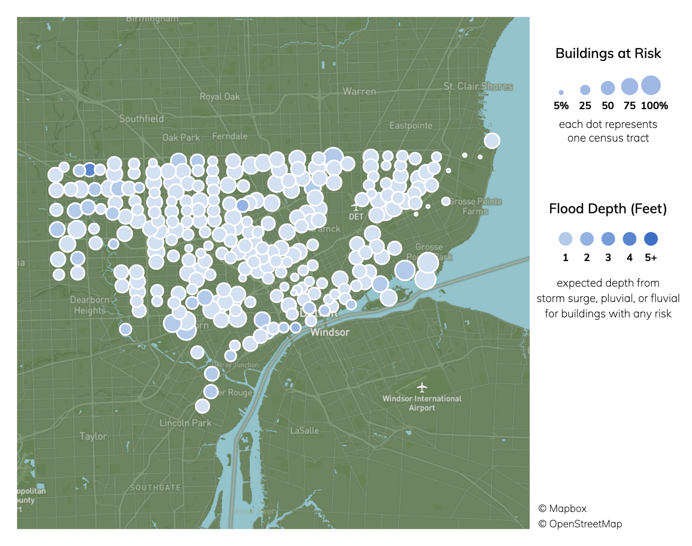Detroit, Michigan Climate Change Risks and Hazards: Precipitation, Heat ...