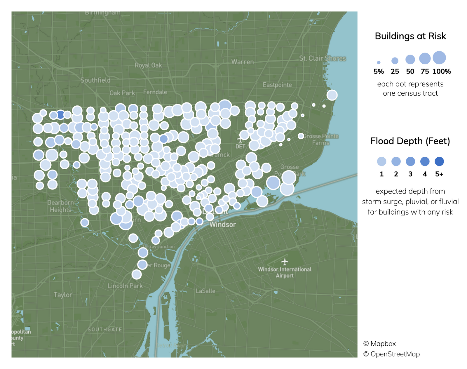 Detroit, Michigan Climate Change Risks and Hazards: Precipitation, Heat ...