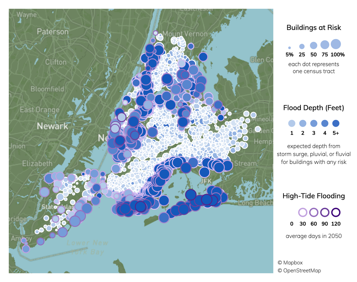 New York, New York Climate Change Risks and Hazards: Precipitation ...