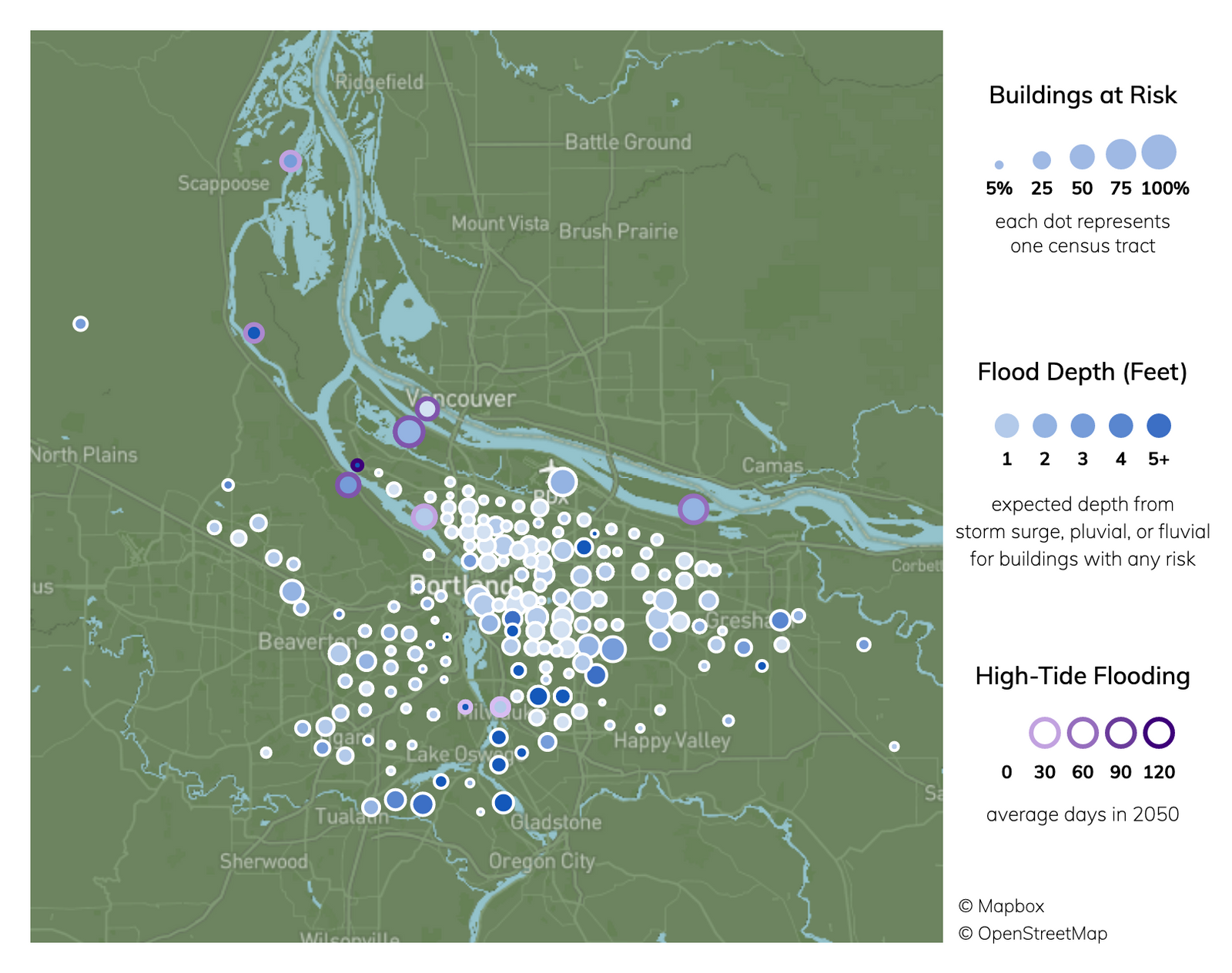 Portland, Oregon Climate Change Risks and Hazards: Precipitation, Heat ...