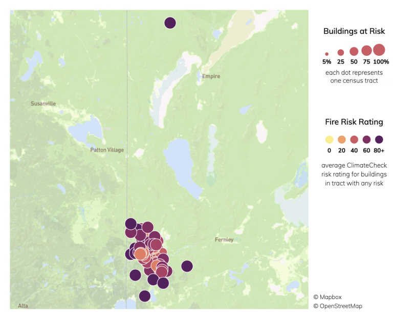 Reno, Nevada Climate Change Risks and Hazards: Fire, Heat / ClimateCheck