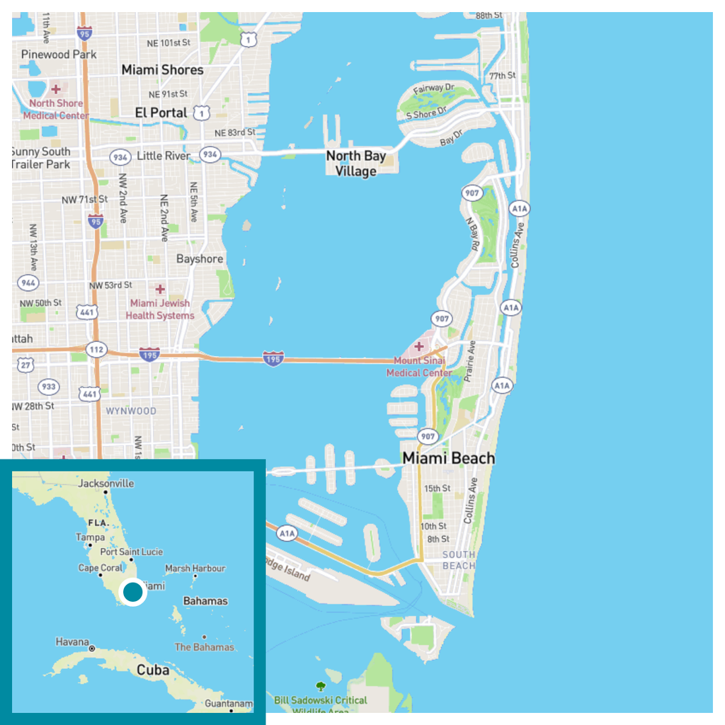 Miami Beach, Florida Climate Change Risks and Hazards: Flood, Heat ...