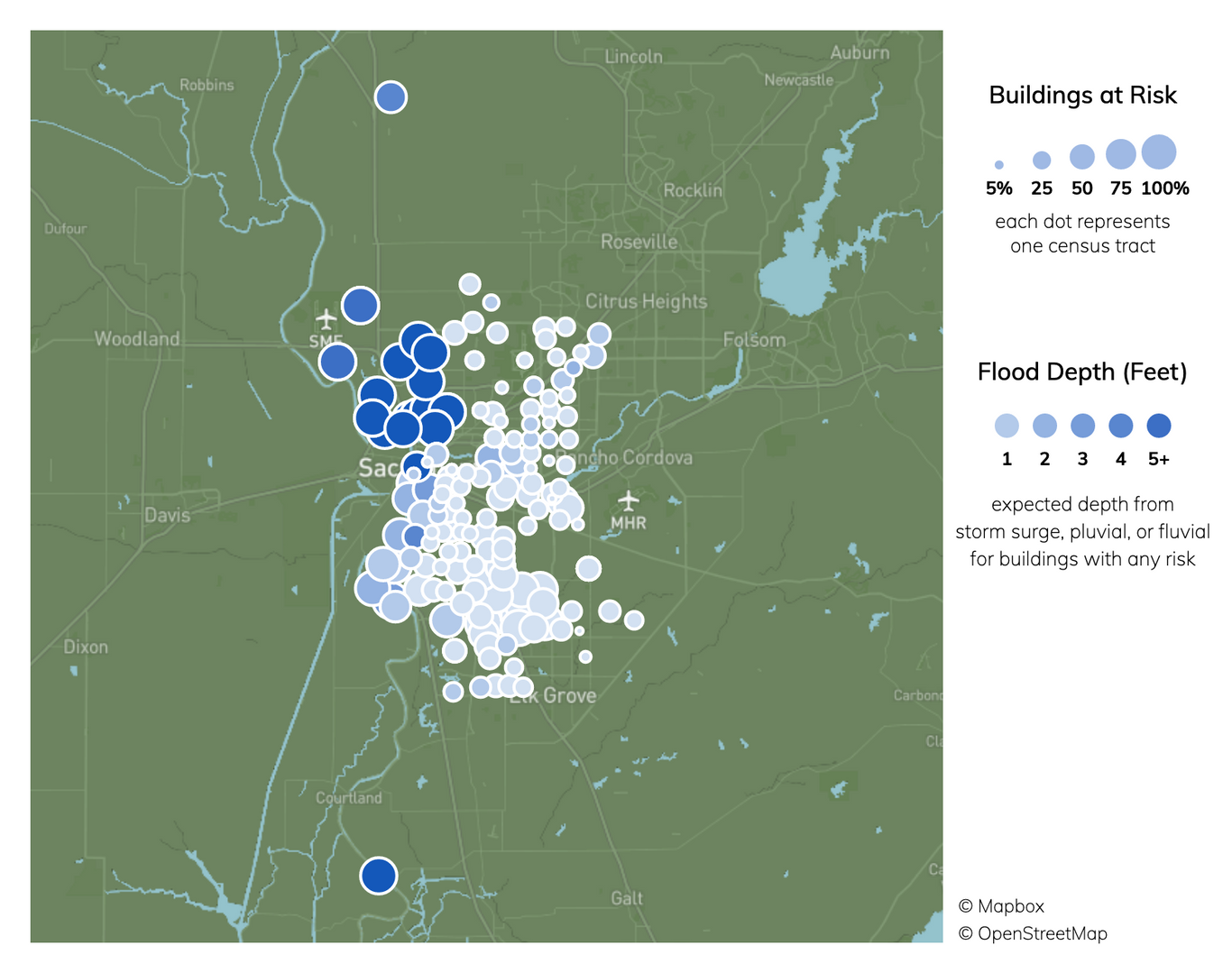 Sacramento, California Climate Change Risks and Hazards: Precipitation ...