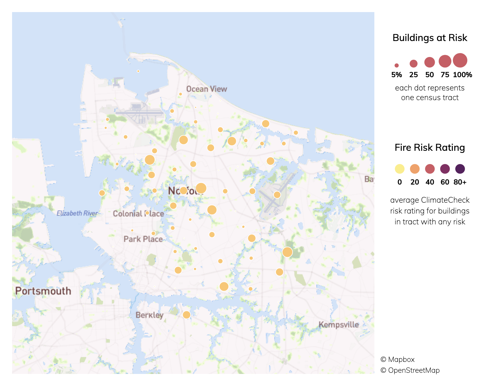 Norfolk, Virginia Climate Change Risks and Hazards: Precipitation, Heat ...