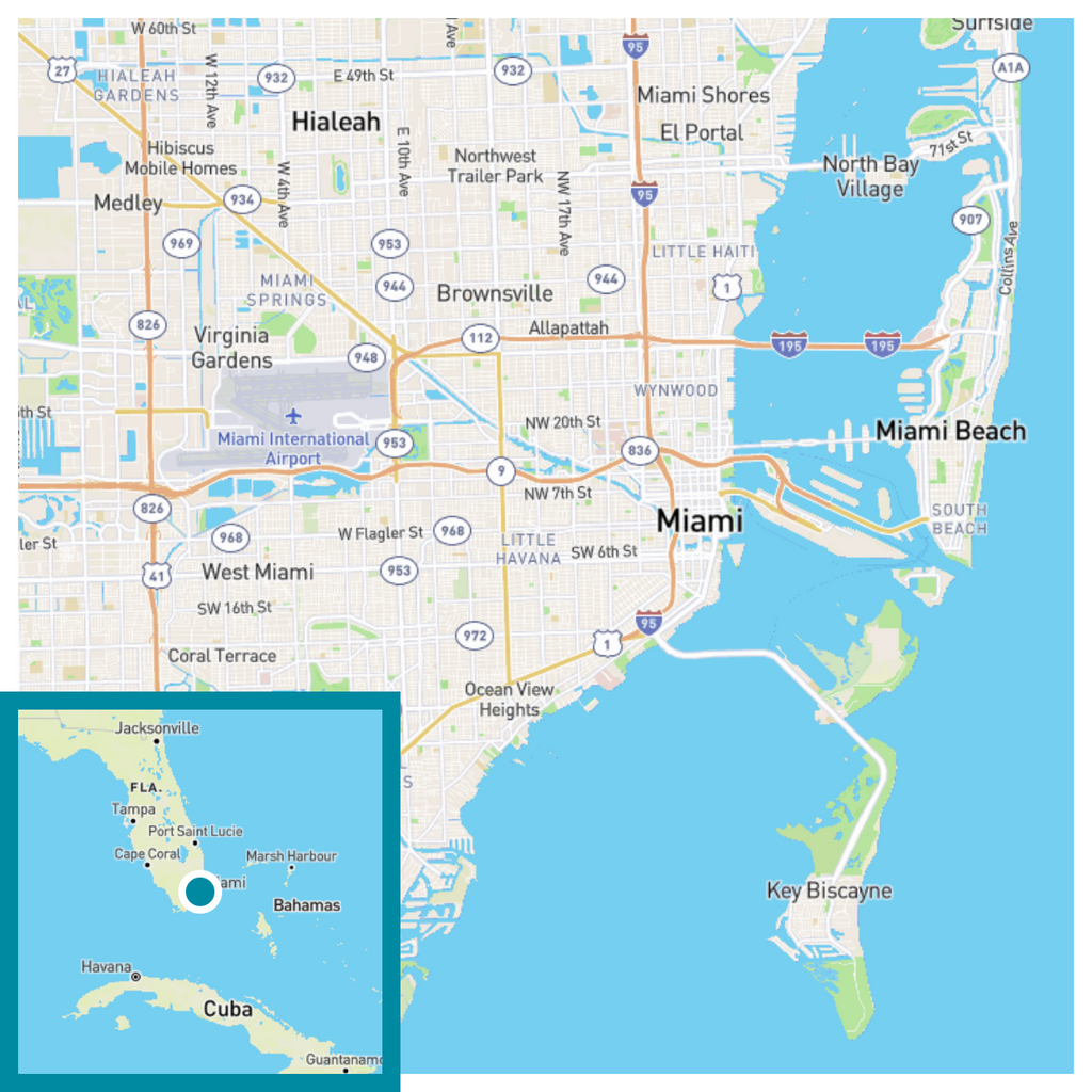 Miami, Florida Climate Change Risks and Hazards: Heat, Flood / ClimateCheck