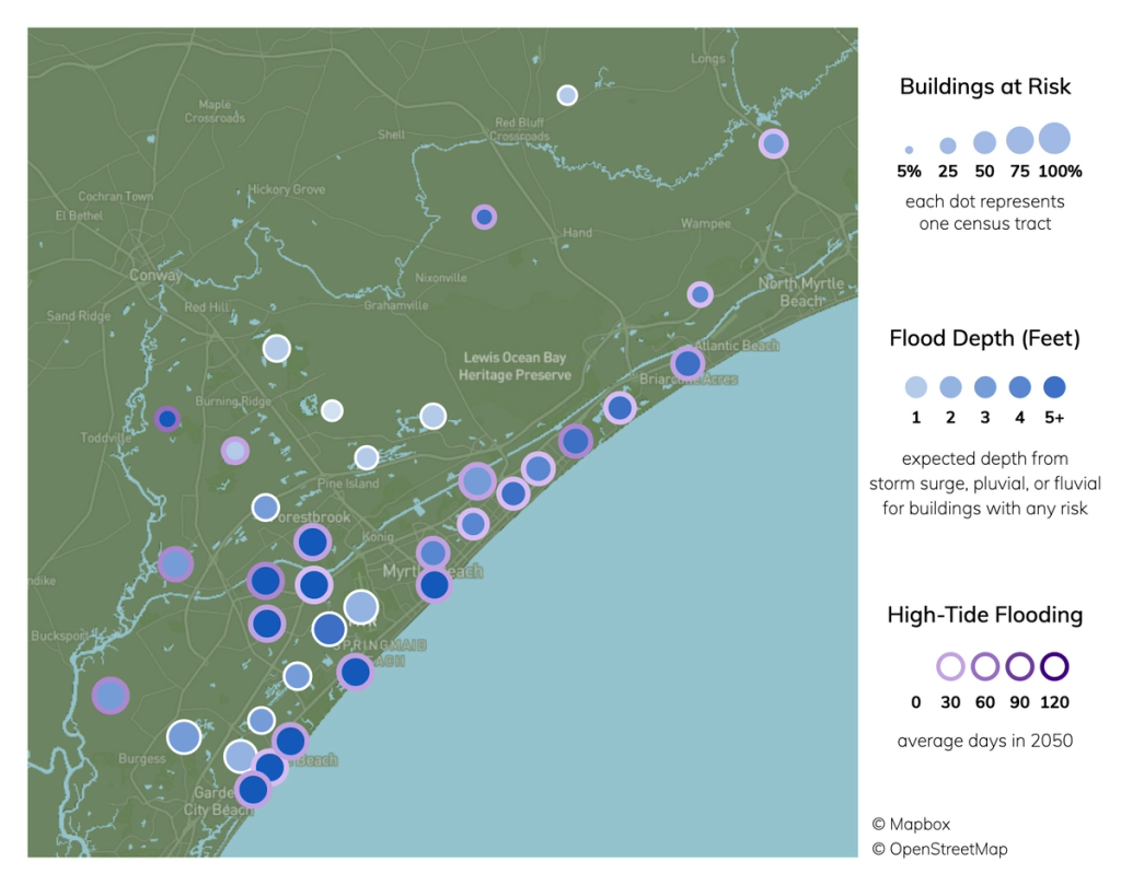 Myrtle Beach, South Carolina Climate Change Risks and Hazards: Heat ...