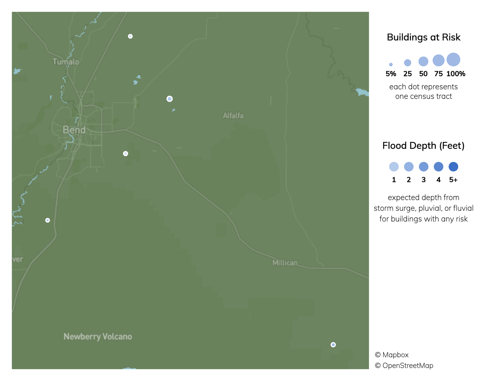 Bend, Oregon Climate Change Risks and Hazards: Fire, Drought / ClimateCheck