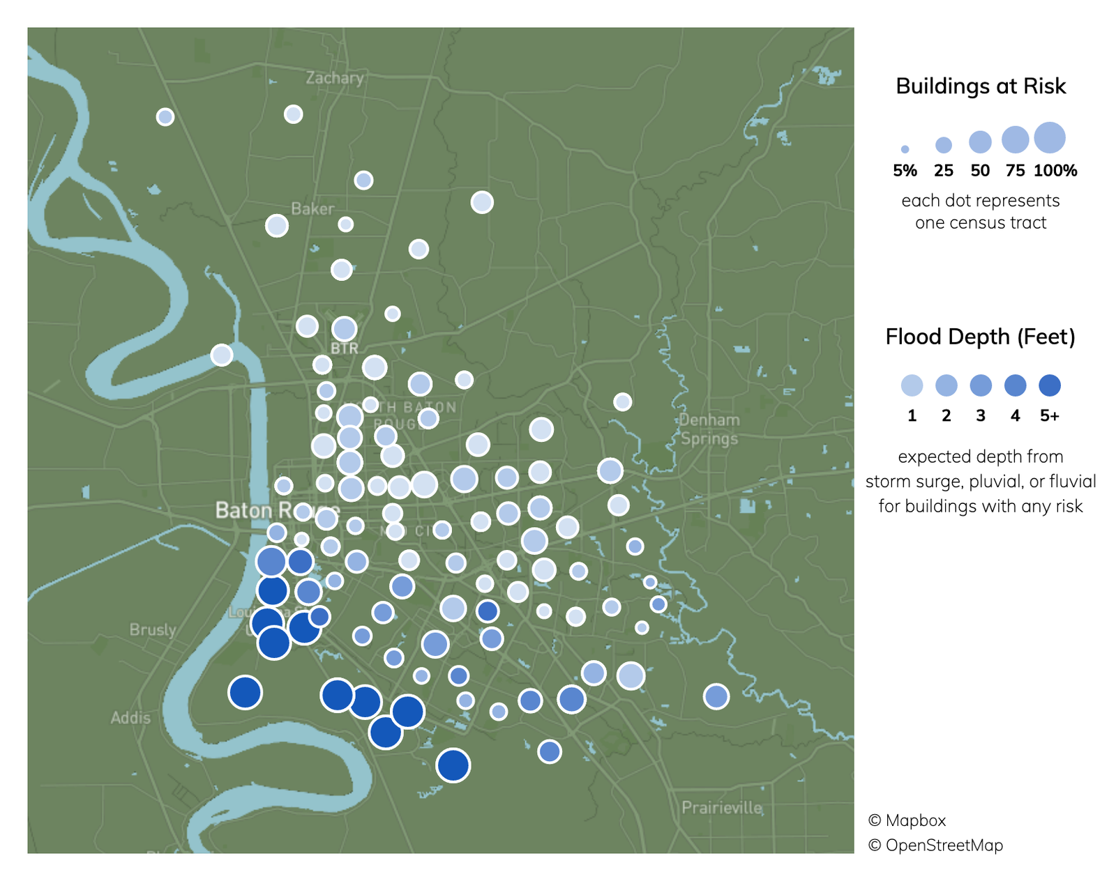 Baton Rouge, Louisiana Climate Change Risks and Hazards: Heat ...