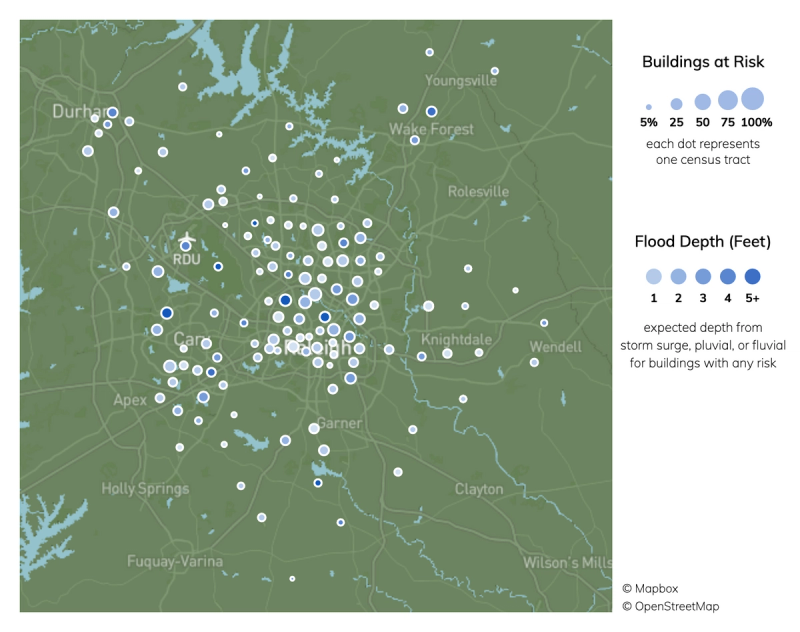 Raleigh, North Carolina Climate Change Risks and Hazards: Heat ...