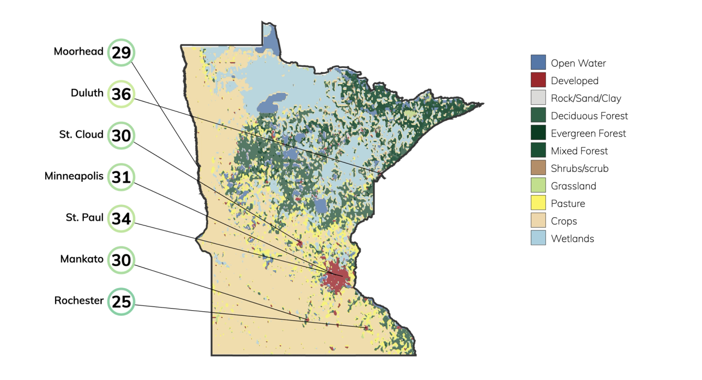 Top Minnesota Climate Change Risks: Precipitation, Heat, Fire ...