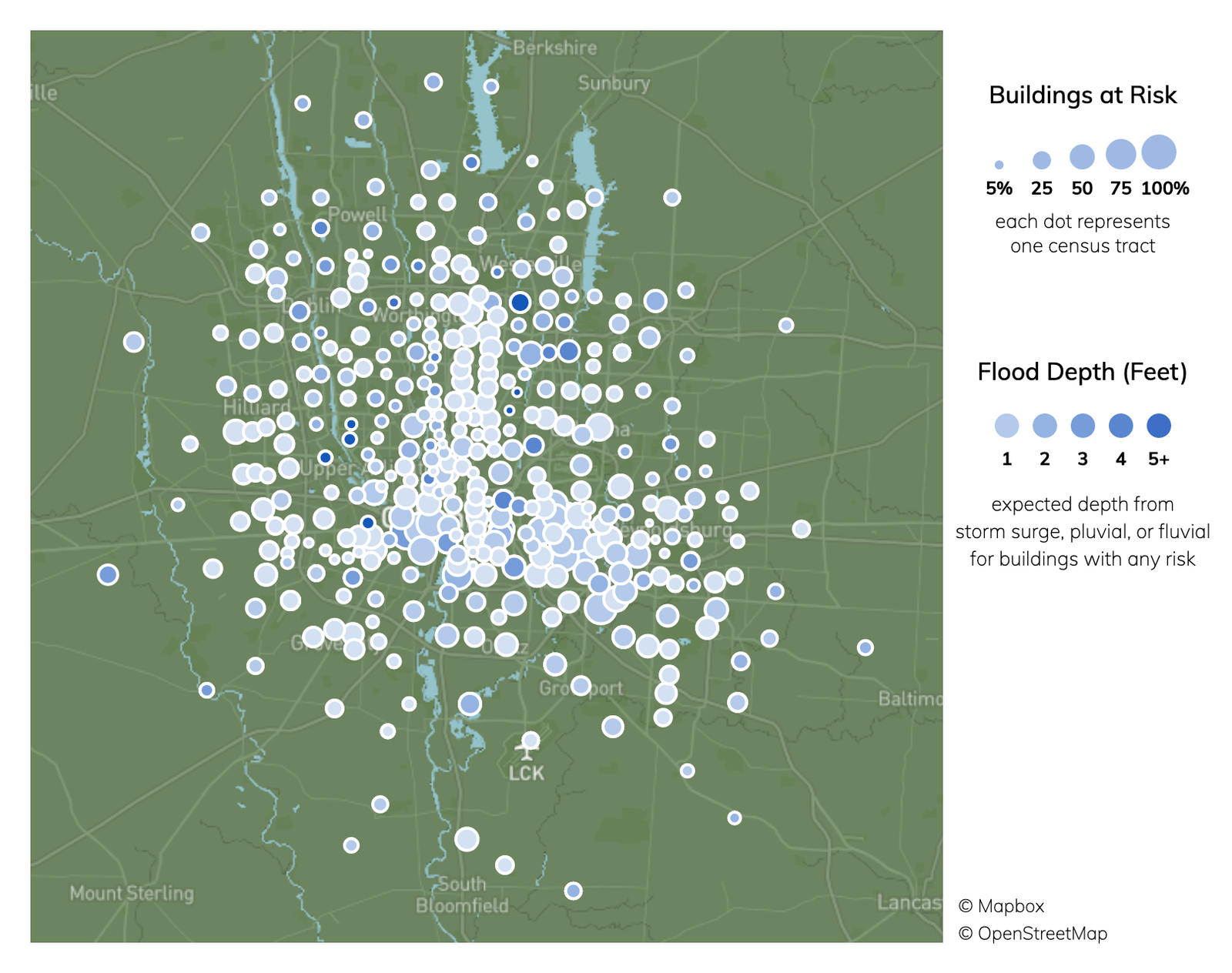 Columbus, Ohio Climate Change Risks and Hazards: Precipitation, Heat ...