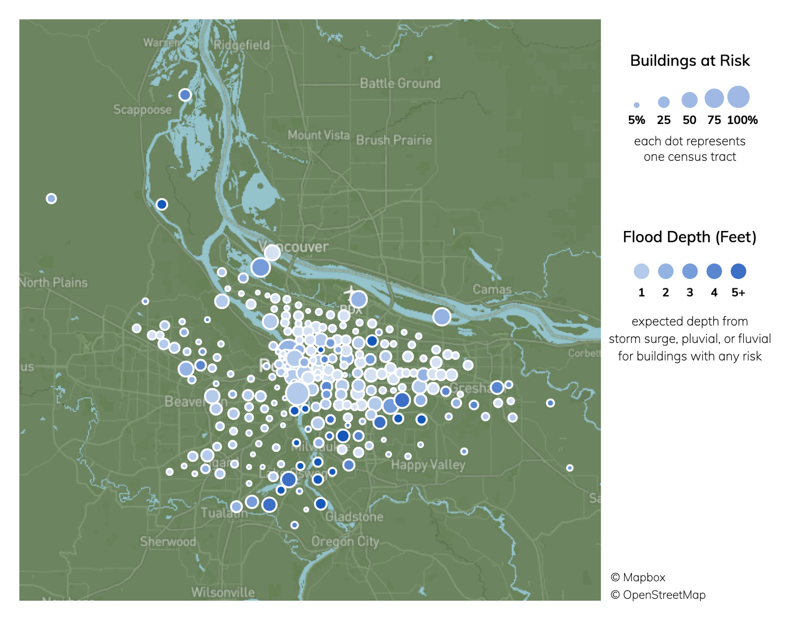 Portland, Oregon Climate Change Risks and Hazards: Precipitation, Heat ...