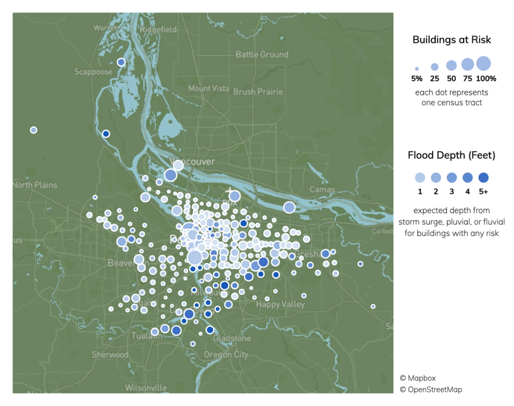 Portland, Oregon Climate Change Risks and Hazards: Precipitation, Heat ...