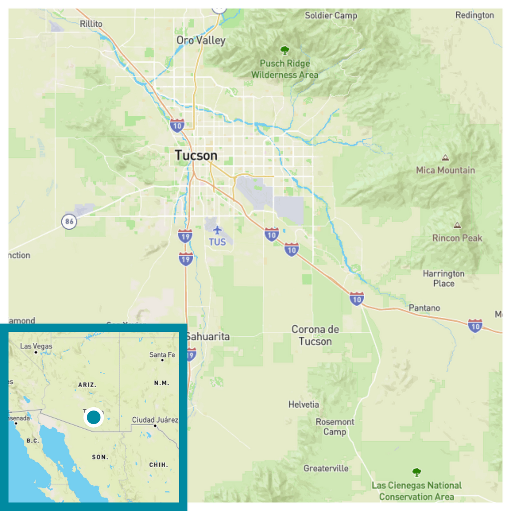 Tucson, Arizona Climate Change Risks and Hazards: Heat, Fire / ClimateCheck