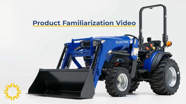 e25G Gear | Solectrac | Compact Electric Tractor