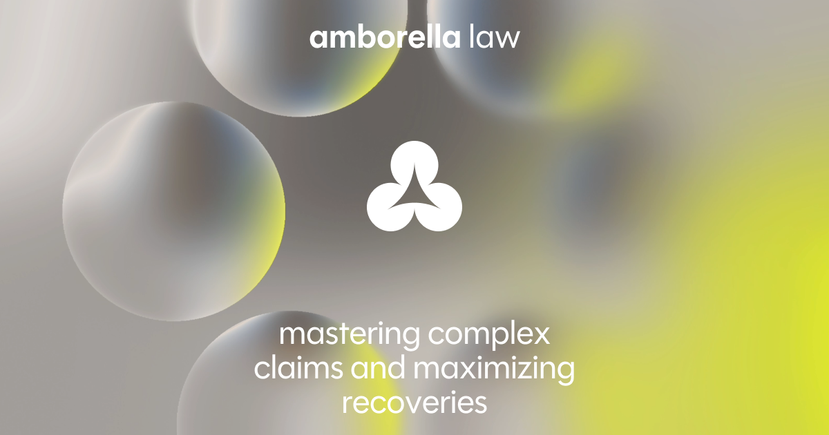 Amborella Law — Subrogation and Complex Litigation Experts.