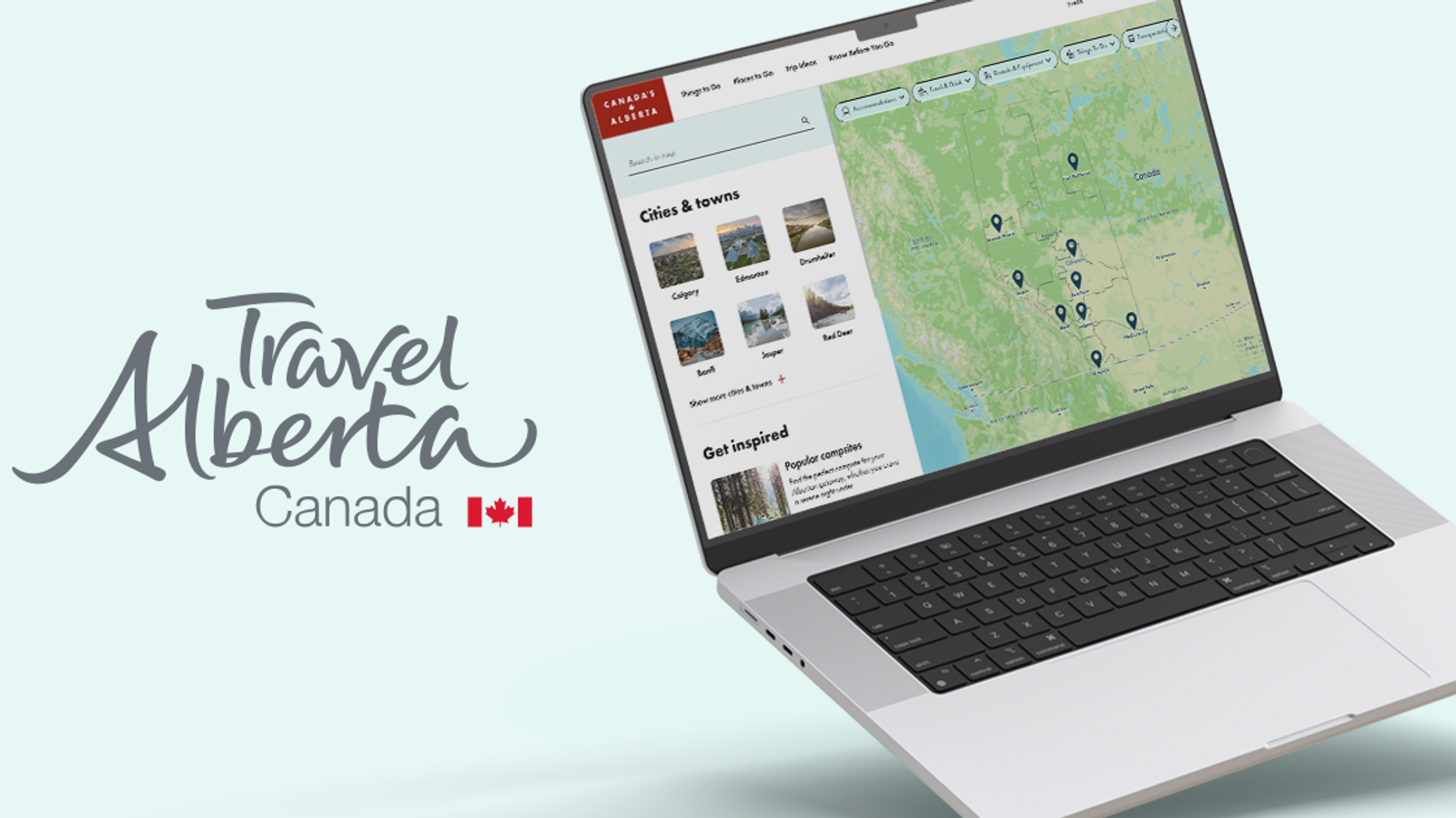 Interactive Travel Map | Discover Top Attractions | Canada's Alberta ...