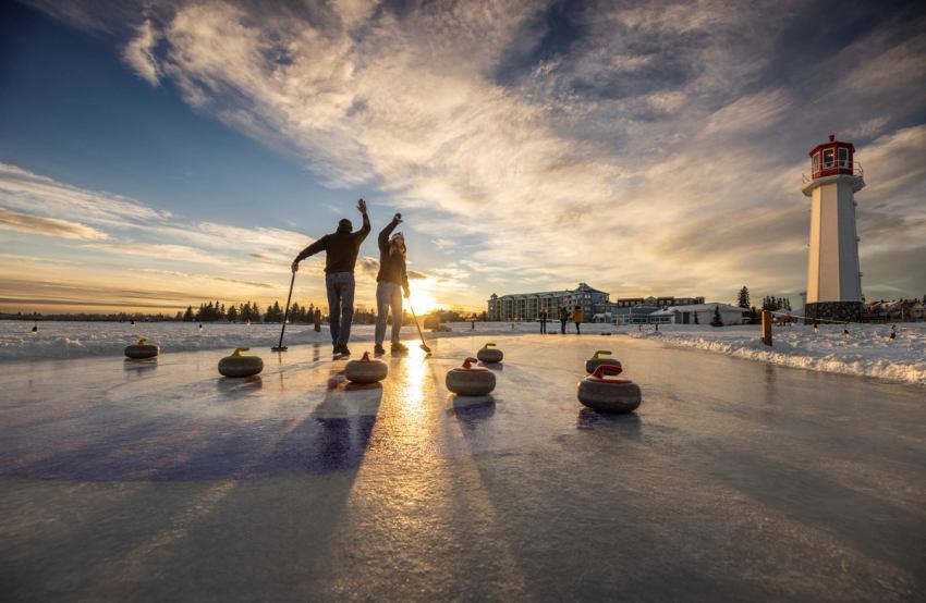 Chasing Wild Ice Skating in the Canadian Rockies | Canada's Alberta