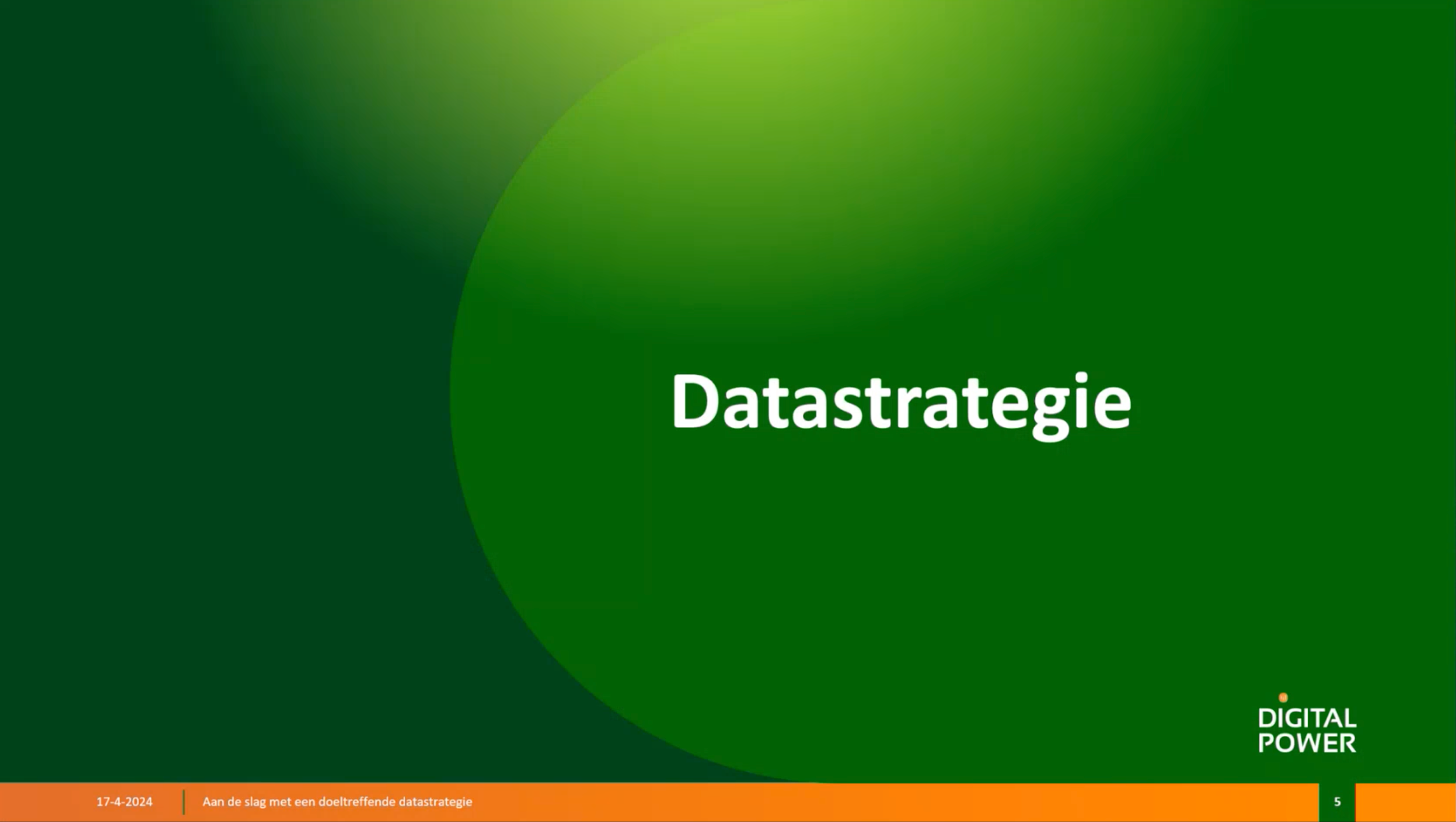 Webinar: Getting started with an effective data strategy | Digital Power
