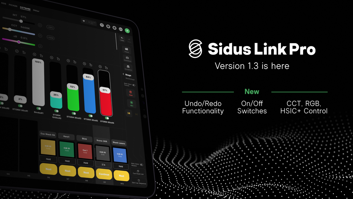 Sidus Link App - Lighting Control by Aputure | Aputure