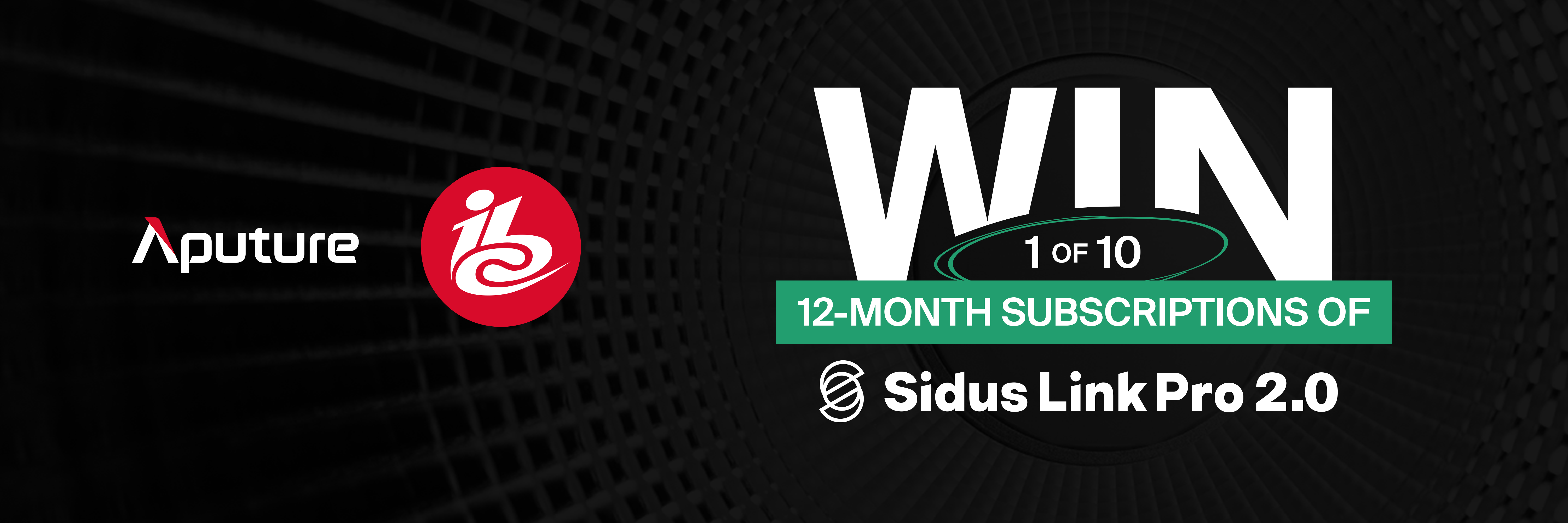Enter the Aputure Sidus Link Pro 12 Month Subscription Giveaway | Aputure