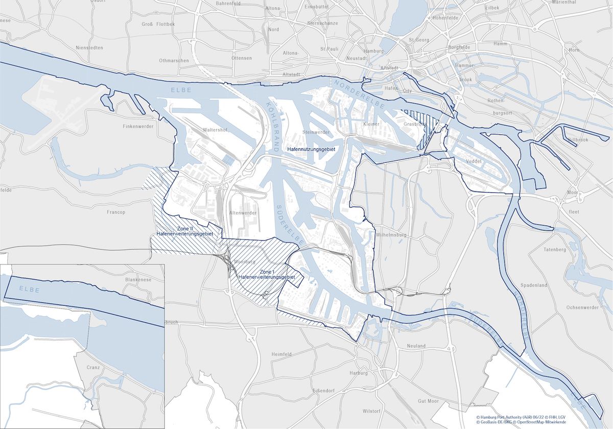 Action areas • Der Hamburger Hafenentwicklungsplan 2040