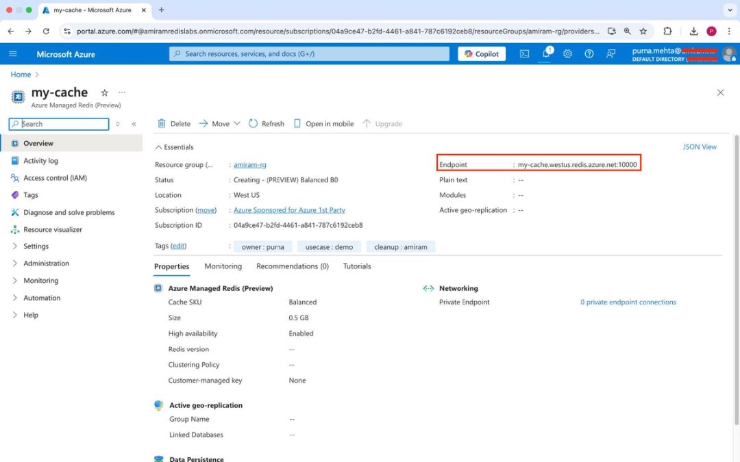 Get started today with Azure Managed Redis | Redis